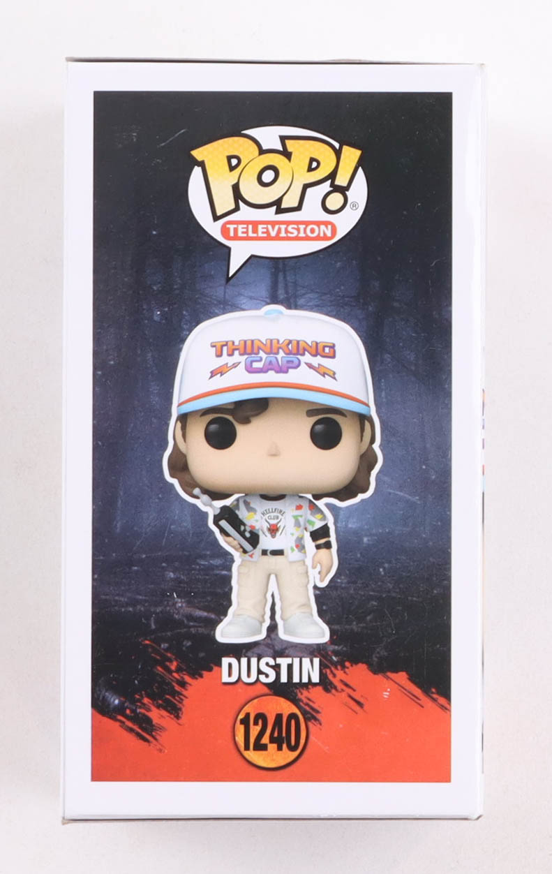 Gaten Matarazzo Signed "Stranger Things" #1240 Dustin Funko Pop! Vinyl ...