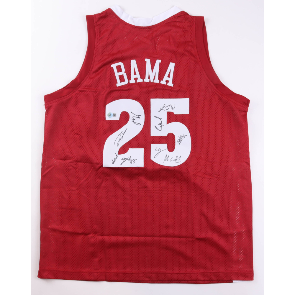 2025 Alabama Crimson Tide Team-Signed Jersey By (9) With Mark Sears ...