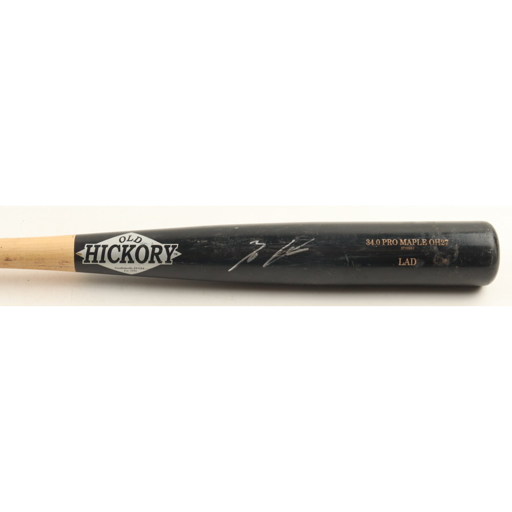 Zyhir Hope Signed Game-Used Old Hickory Pro Baseball Bat (JSA ...