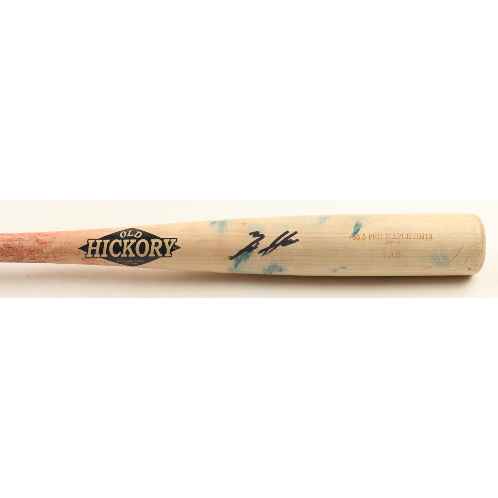 Zyhir Hope Signed Game-Used Old Hickory Pro Baseball Bat (JSA ...