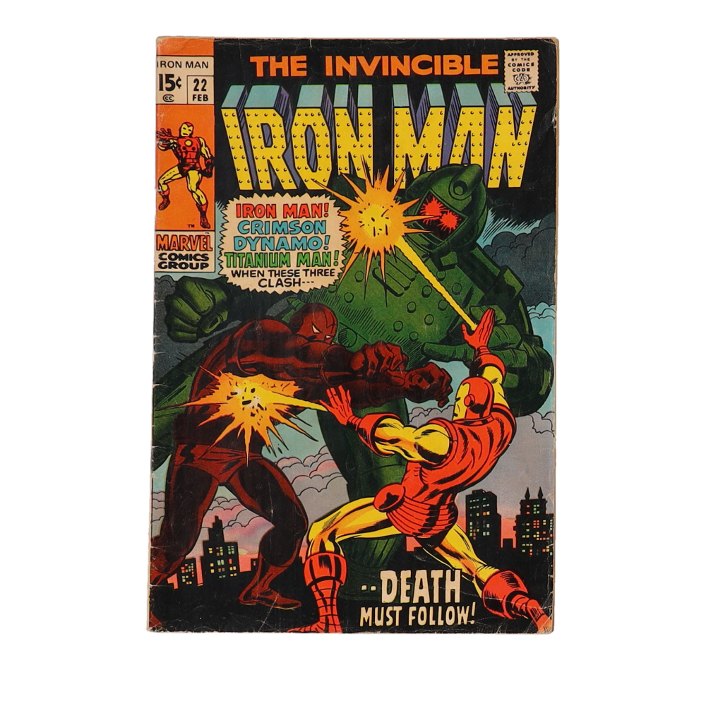 1970 "Iron Man" Issue #22 Marvel Comic Book | Pristine Auction