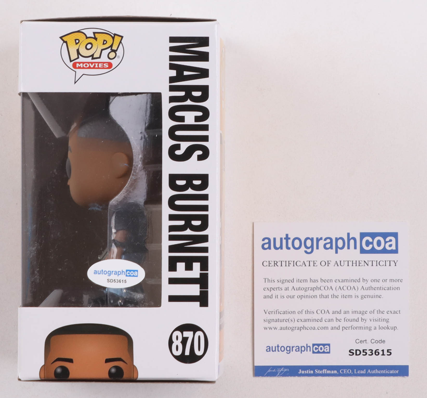 Martin Lawrence Signed "Bad Boys" #870 Marcus Burnett Funko Pop! Vinyl Figure (ACOA) | Pristine ...