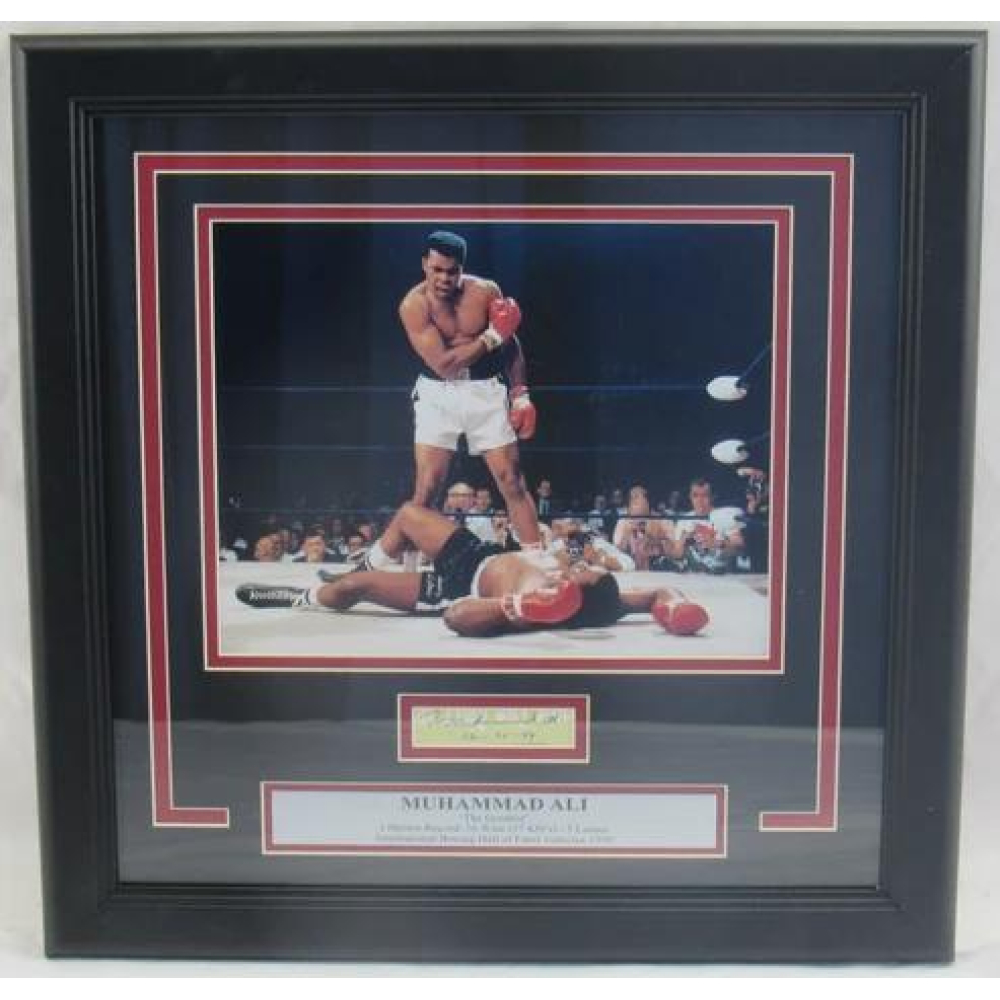 Muhammad Ali Signed Custom Framed Cut Display (JSA) | Pristine Auction
