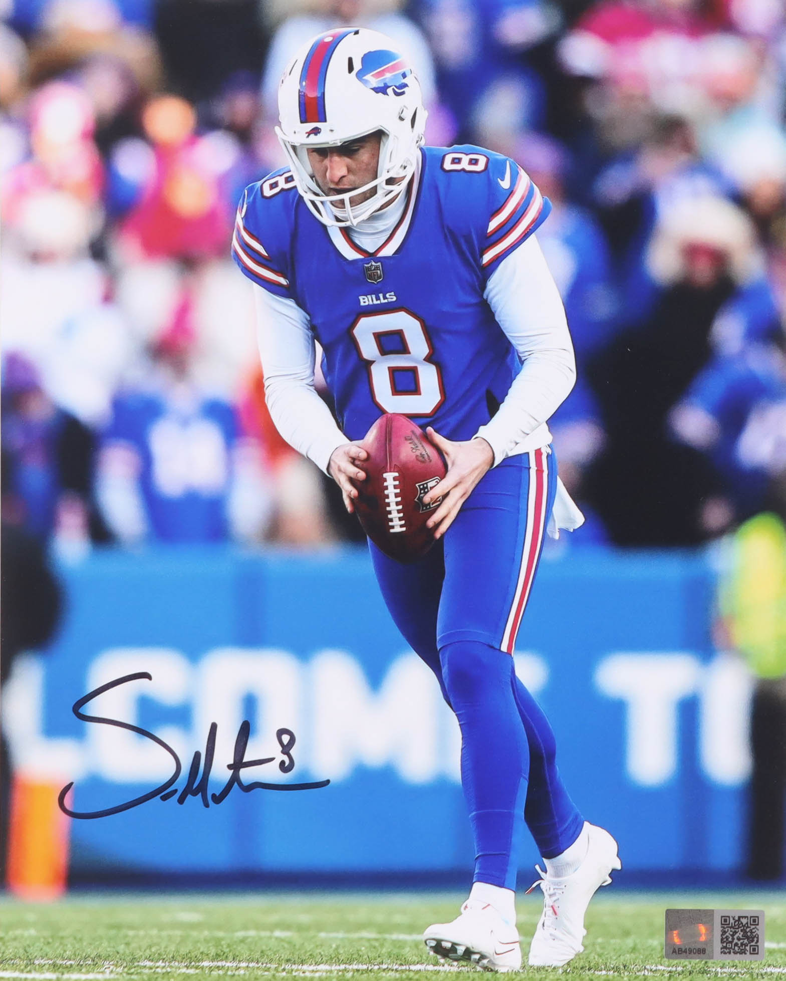 Sam Martin Signed Bills 8x10 Photo (TSE) | Pristine Auction