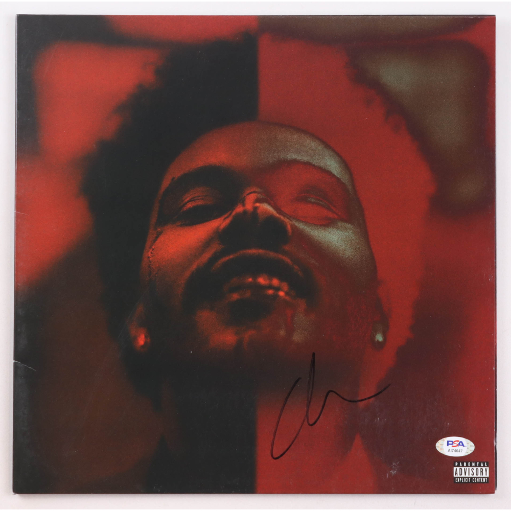 The Weeknd Signed "After Hours" Album Sleeve (PSA) | Pristine Auction