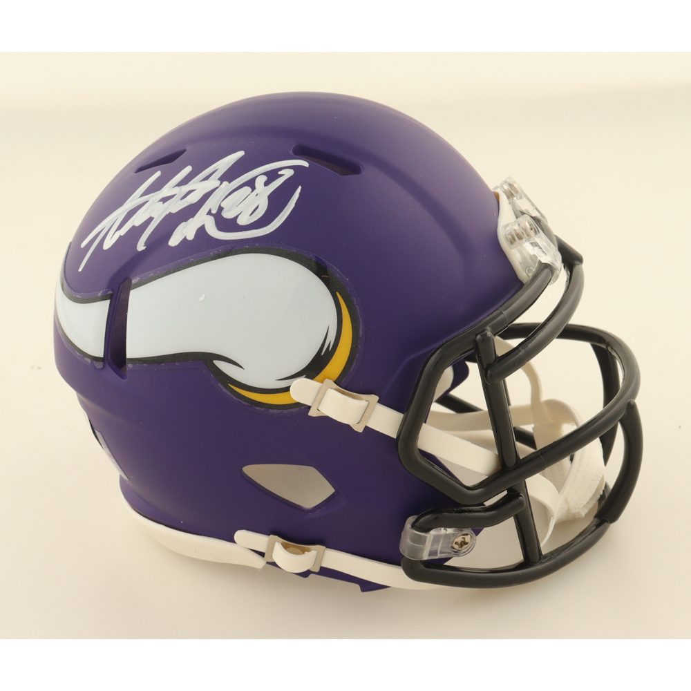 Adrian Peterson Signed Vikings Speed Mini Helmet (Beckett) | Pristine ...