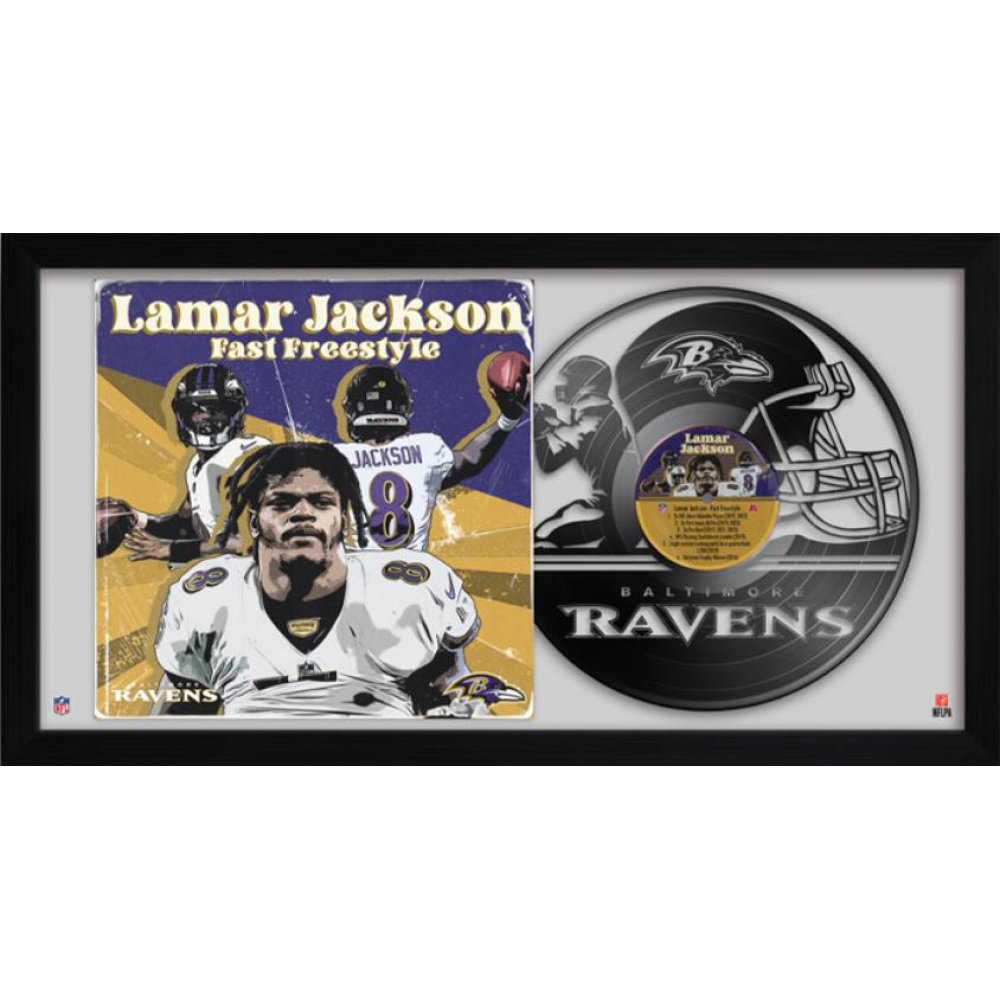 Lamar Jackson Ravens Custom Framed "Album" Photo | Pristine Auction