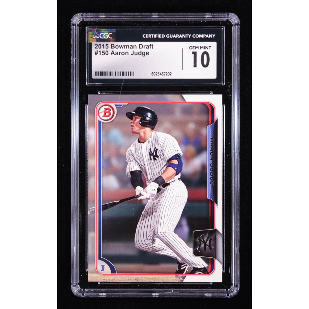 Aaron Judge 2015 Bowman Draft #150 (CGC 10) | Pristine Auction