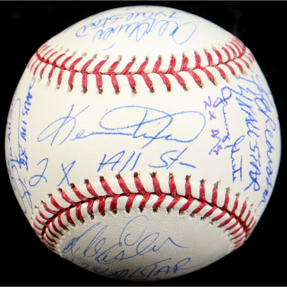 All-Stars OML Baseball Signed by (12) with Jeff Reardon, Al Oliver ...