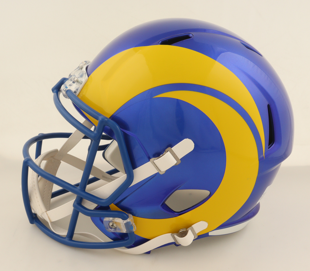 Aaron Donald Signed Rams Full-Size Speed Helmet (Beckett) | Pristine ...