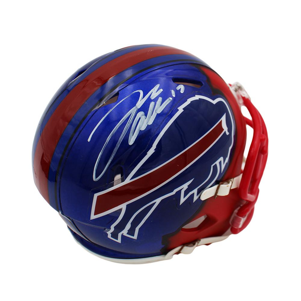 Josh Allen Signed Bills "Ripped" Speed Mini Helmet (Radtke) | Pristine ...