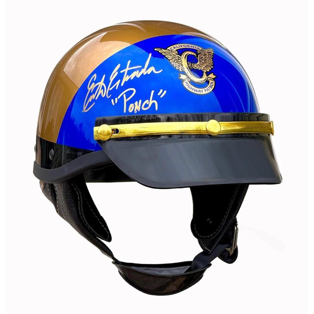 Erik Estrada Signed "CHiPs" California Highway Patrol Helmet Inscribed ...