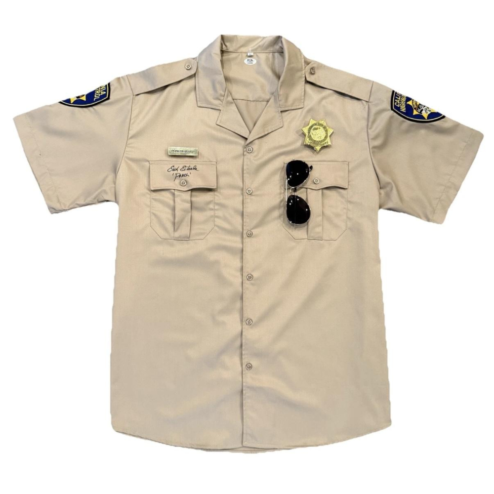 Erik Estrada Signed "CHiPs" California Highway Patrol Uniform Shirt ...