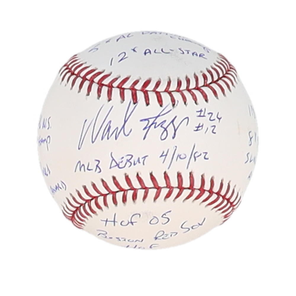 Wade Boggs Signed OML Baseball with Multiple Career Stat Inscriptions (JSA) | Pristine Auction