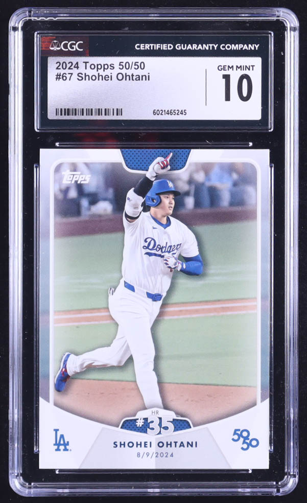 Shohei Ohtani 2024 Topps 50/50 Ohtani #67 (CGC 10) | Pristine Auction