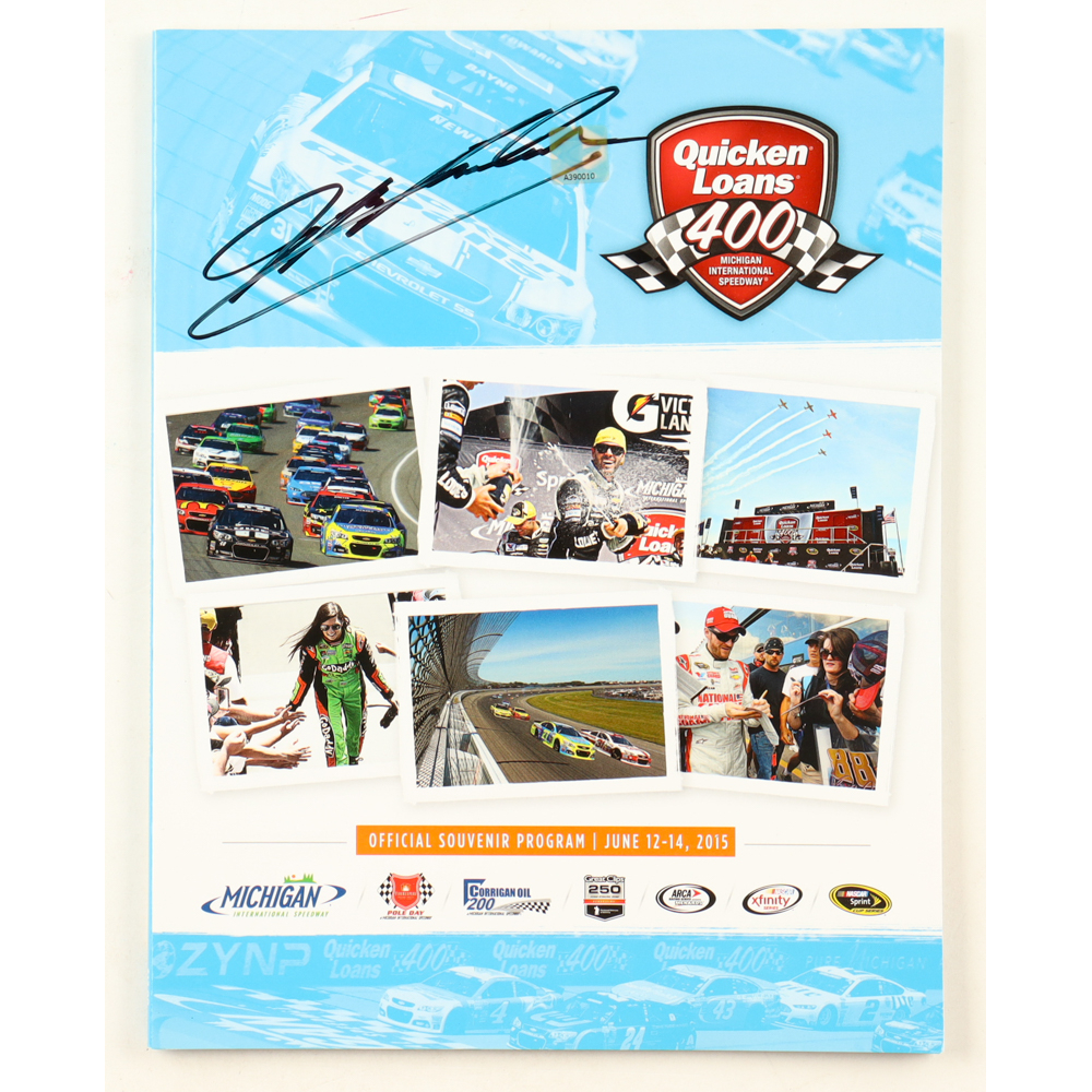 Jeff Gordon Signed "Quicken Loans 400" Magazine (Gordon) | Pristine Auction