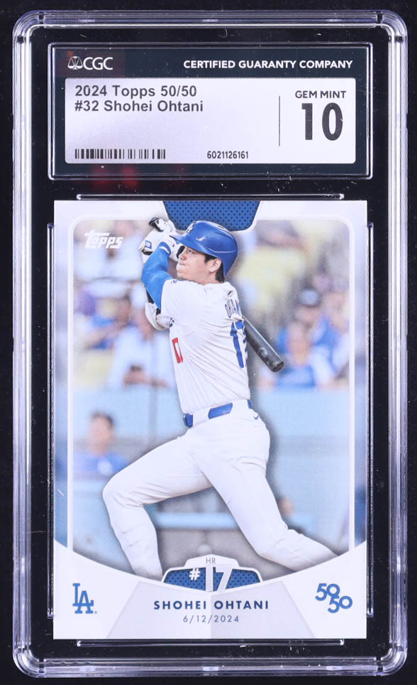 Shohei Ohtani 2024 Topps 50/50 Ohtani #32 (CGC 10) | Pristine Auction