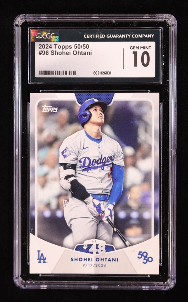 Shohei Ohtani 2024 Topps 50/50 Ohtani #96 (CGC 10) | Pristine Auction