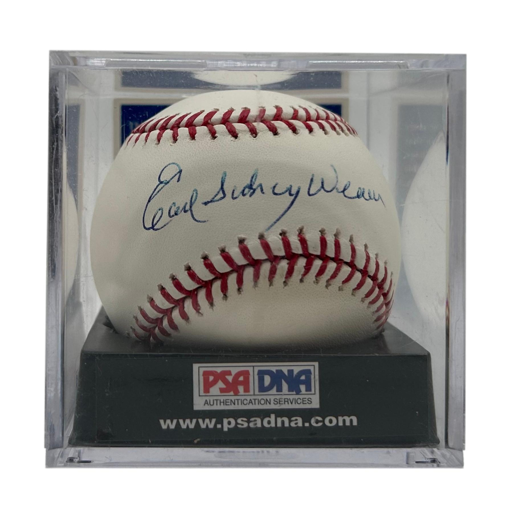 Earl Weaver Signed OML Baseball with Full-Name Signature (PSA ...