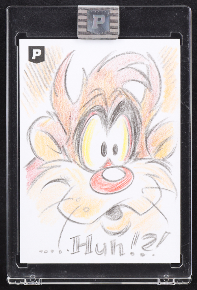 Taz | Looney Tunes | Original Art Sketch Card by Guy Gilchrist (1/1 ...