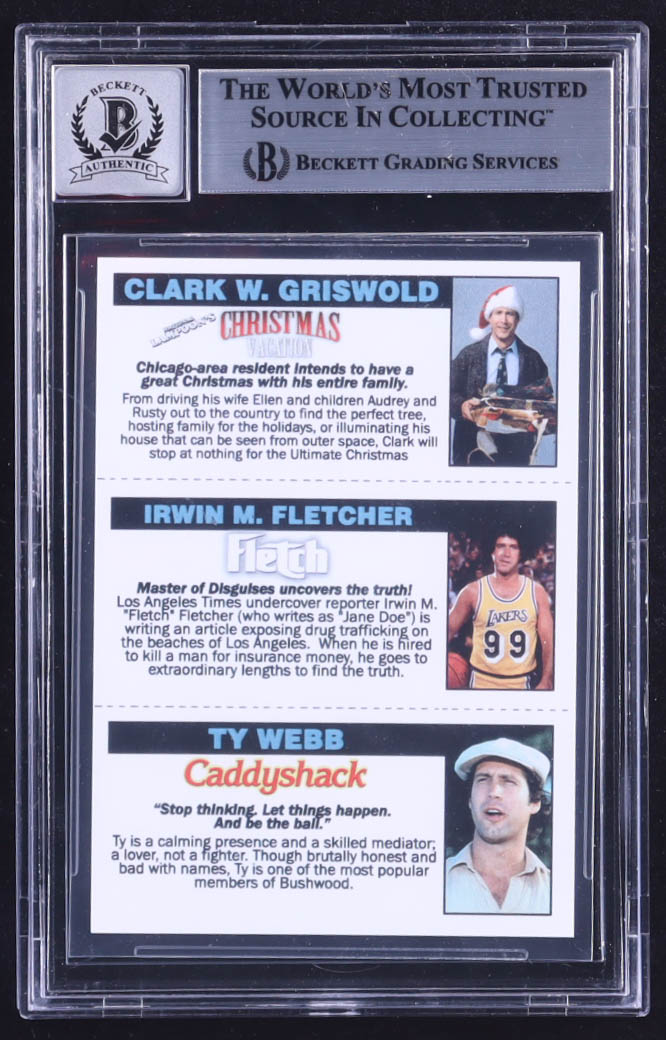 Chevy Chase Signed Caddyshack / Fletch / Christmas Vacation Custom ...