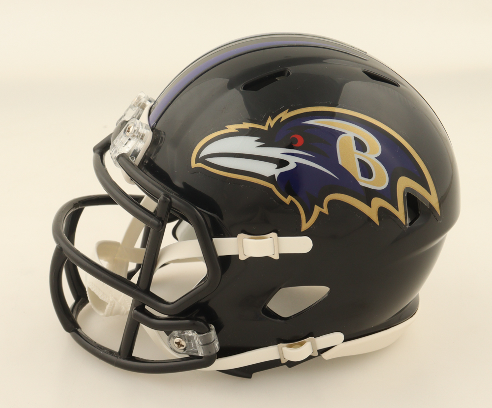 Lamar Jackson Signed Ravens Speed Mini Helmet (JSA) | Pristine Auction