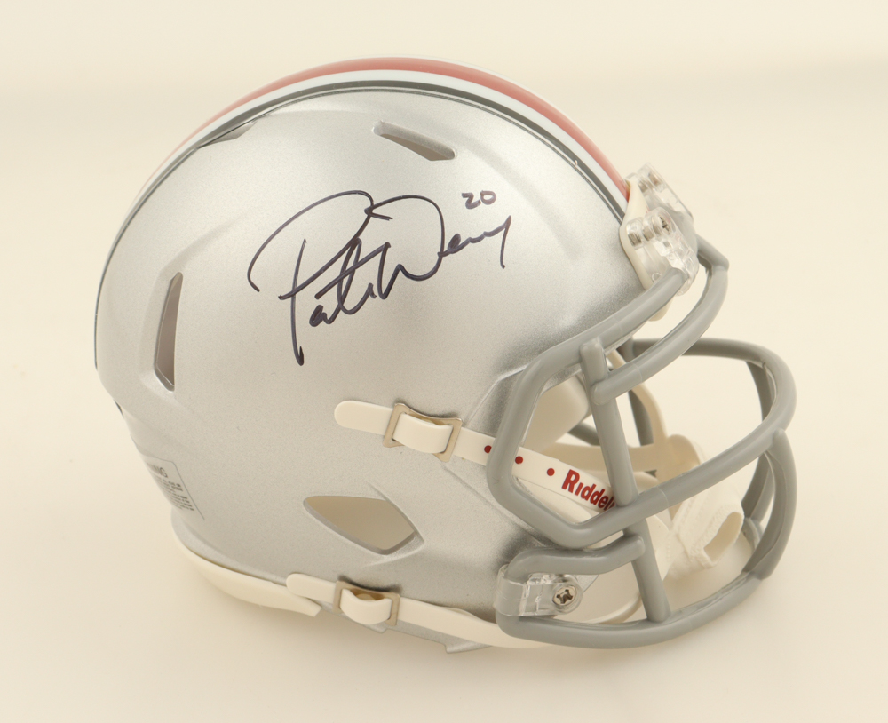 Pete Werner Signed Ohio State Buckeyes Speed Mini Helmet (Gameday ...