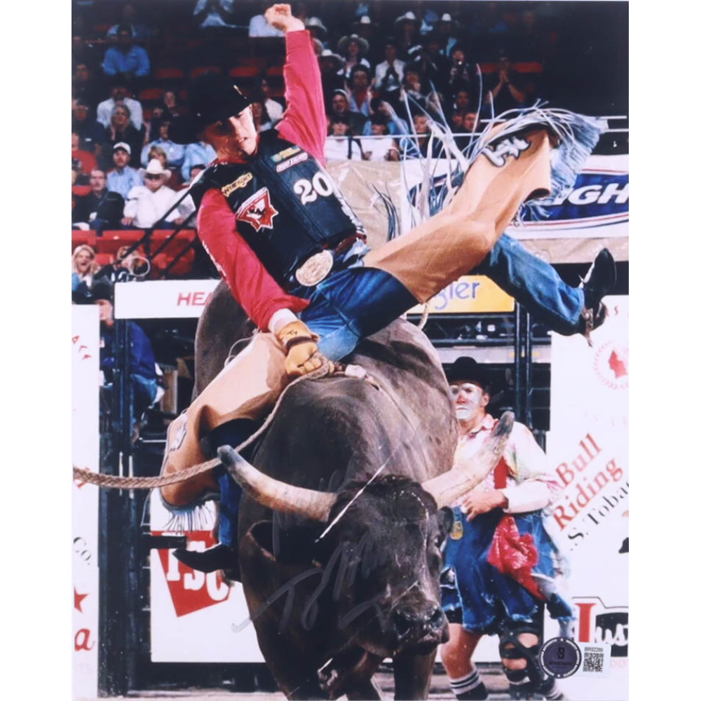 Ty Murray Signed PRCA 8x10 Photo Inscribed "Never Weaken!" (Beckett ...