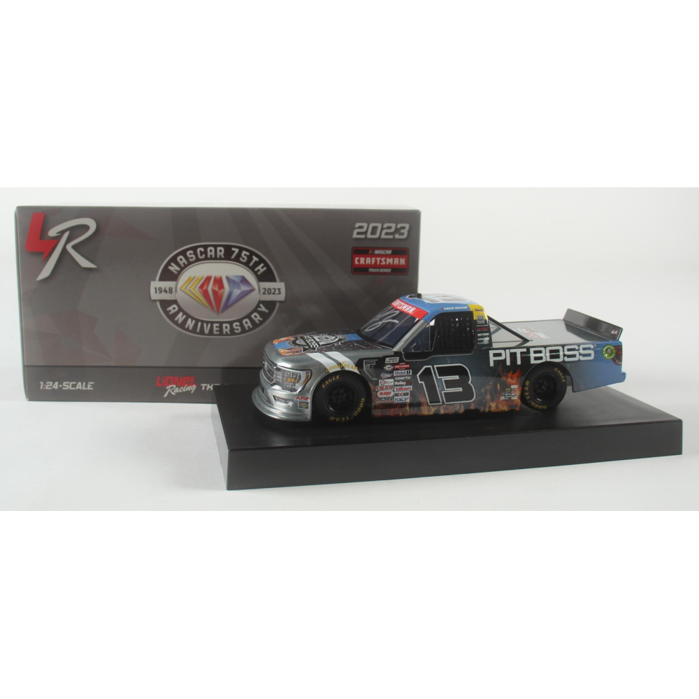 Hailie Deegan Signed 2023 #13 Pit Boss Grills | 1:24 Raw Diecast Truck ...