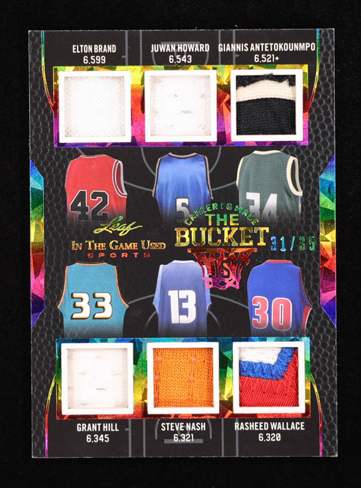 2024 ITG Used Sports The Bucket List Crystal Rainbow #TBL3 #31/35 Elton Brand / Juwan Howard ...
