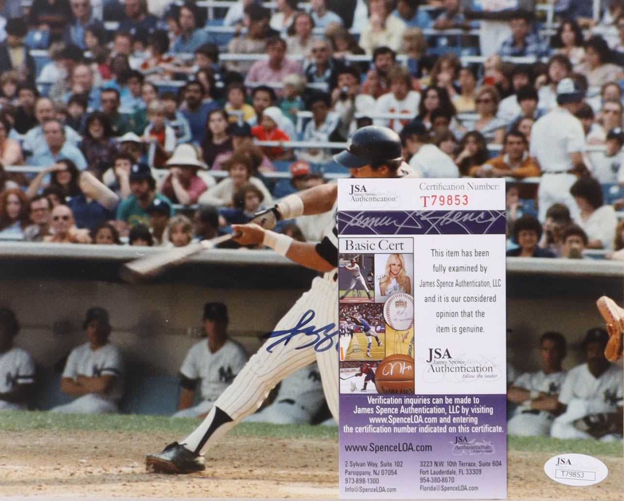 Reggie Jackson Signed Yankees 8x10 Photo (JSA) | Pristine Auction