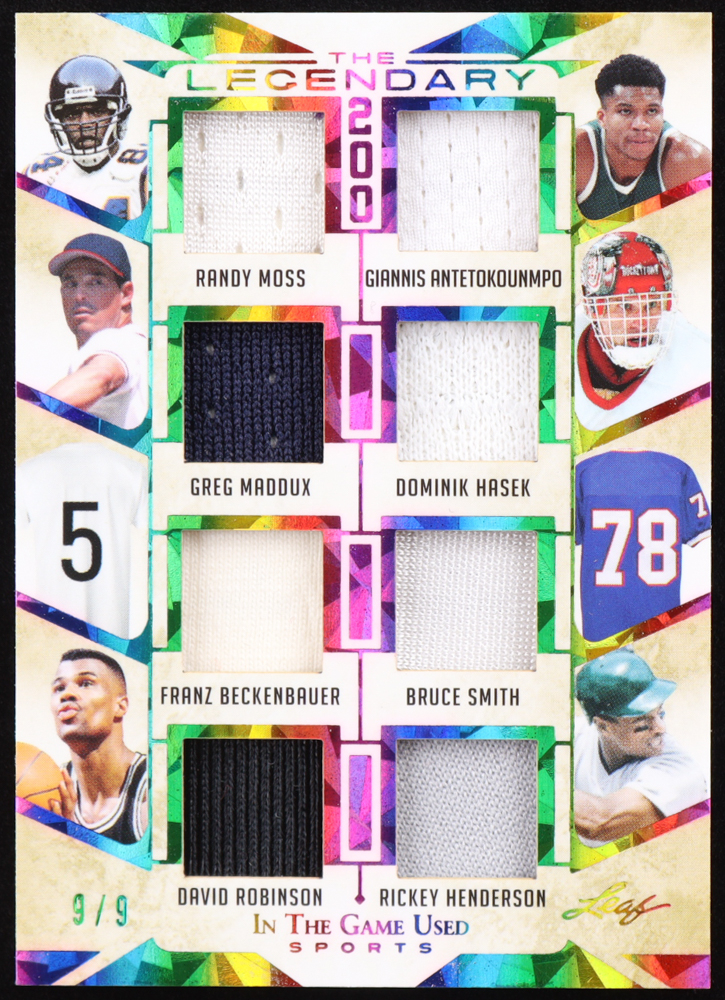 2022 Leaf ITG Used The Legendary 200 Crystal Rainbow #L14 Randy Moss ...