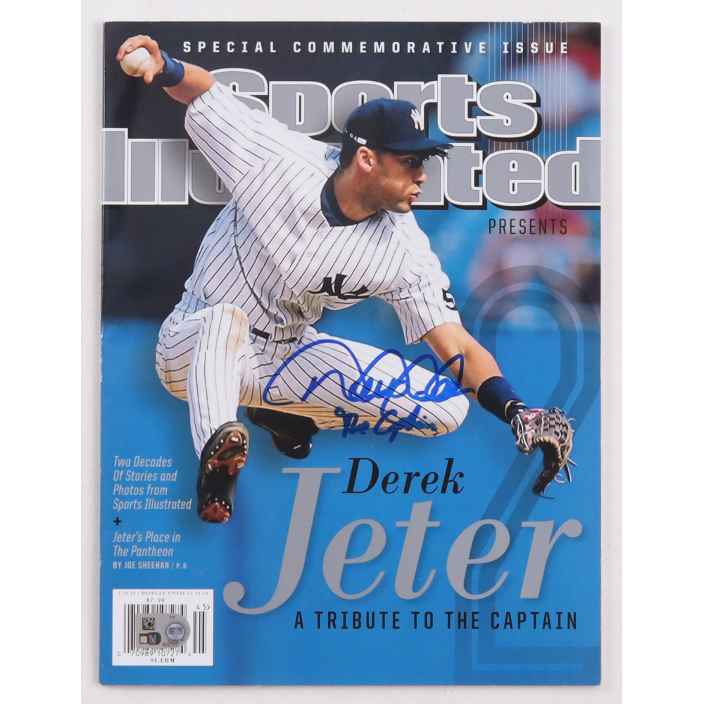 Derek Jeter Signed 2014 Sports Illustrated Magazine Inscribed "The ...