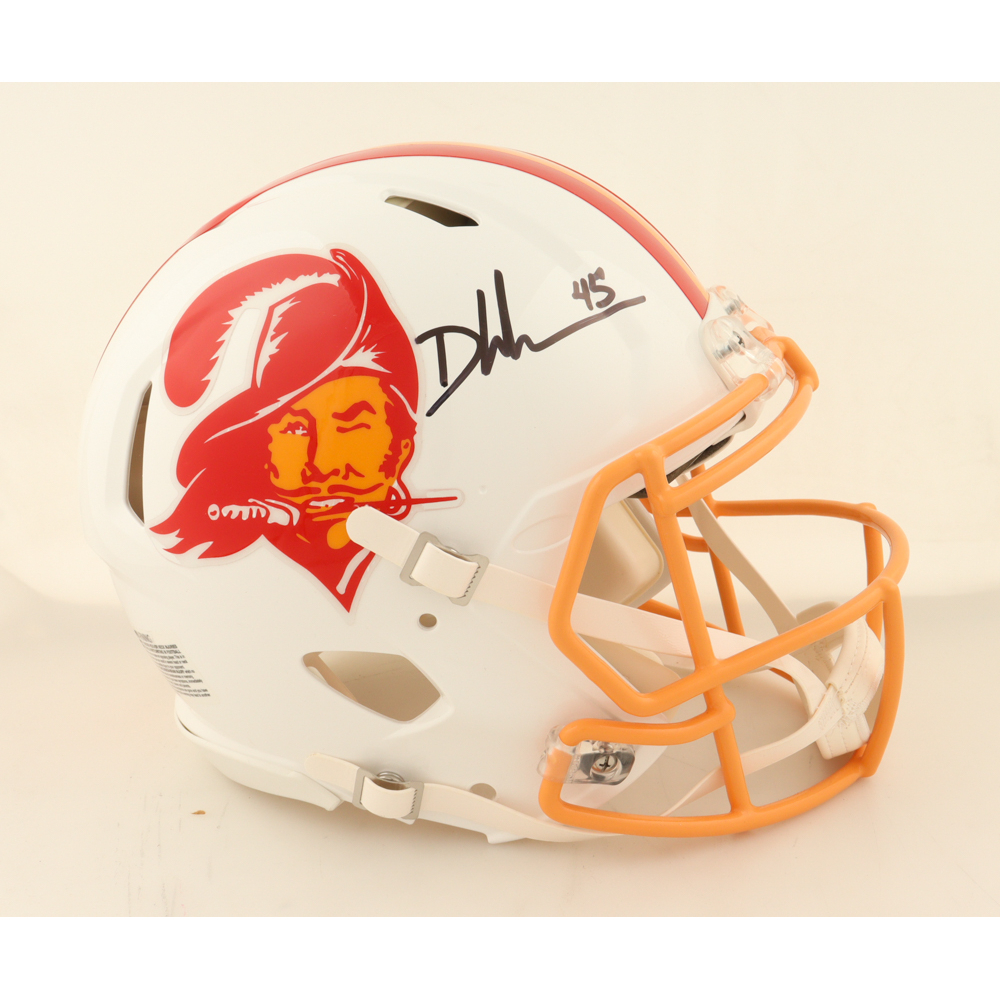 Devin White Signed Buccaneers Full-Size Authentic On-Field Throwback ...