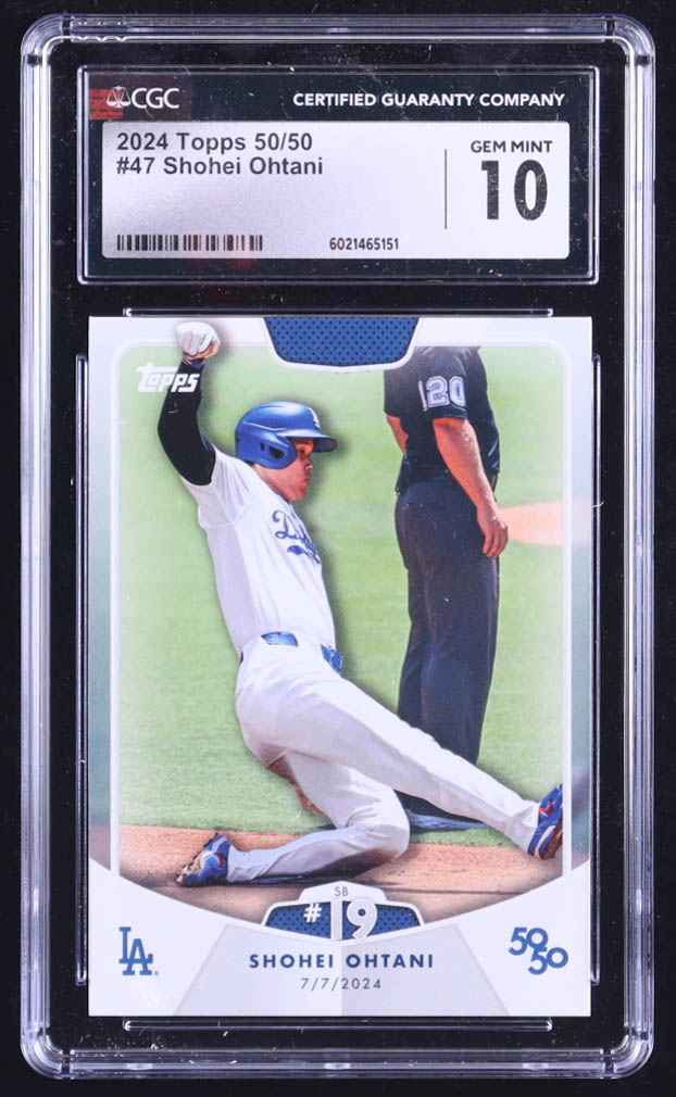Shohei Ohtani 2024 Topps 50/50 Ohtani #47 (CGC 10) | Pristine Auction