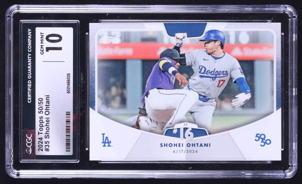 Shohei Ohtani 2024 Topps 50/50 Ohtani #35 (CGC 10) | Pristine Auction