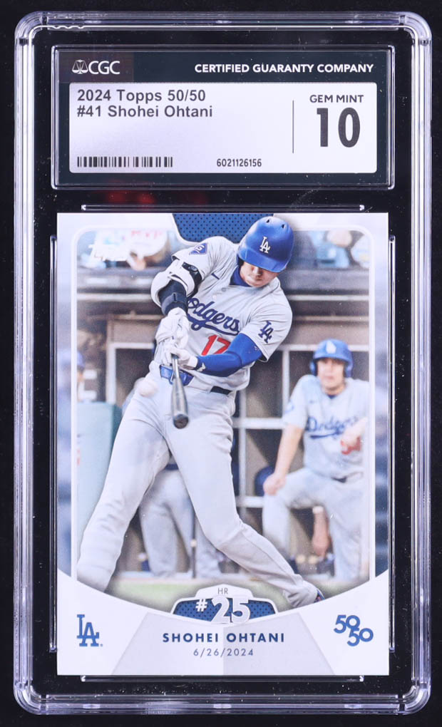 Shohei Ohtani 2024 Topps 50/50 Ohtani #41 (CGC 10) | Pristine Auction