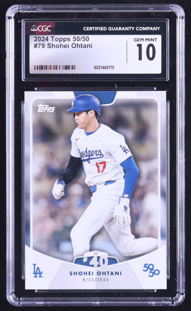 Shohei Ohtani 2024 Topps 50/50 Ohtani #79 (CGC 10) | Pristine Auction