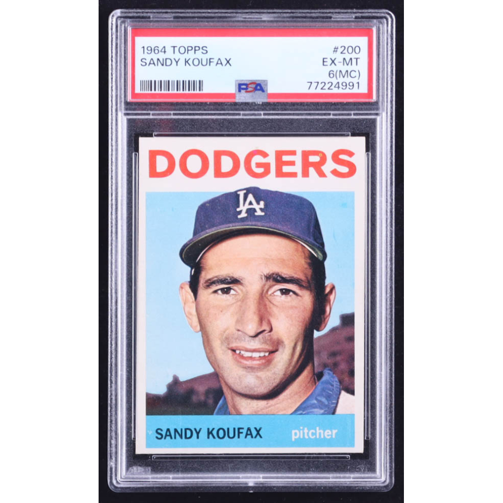 Sandy Koufax 1964 Topps #200 (PSA 6) (MC) | Pristine Auction