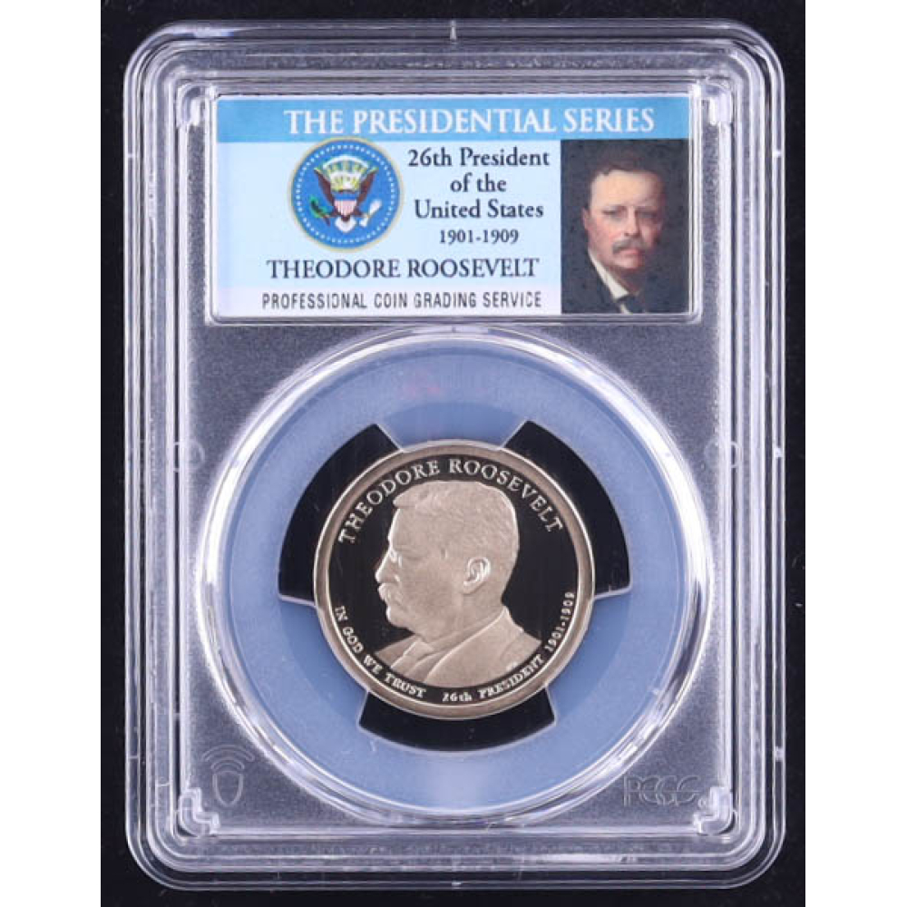 2013-S U.S. Presidential Proof $1 Coin - Theodore Roosevelt 26th ...