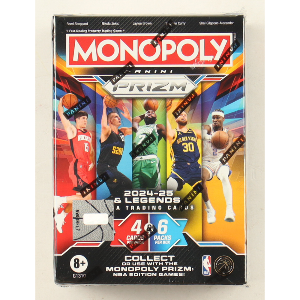 2024-25 Panini Prizm Monopoly Basketball Blaster Box of (6) Packs | Pristine Auction