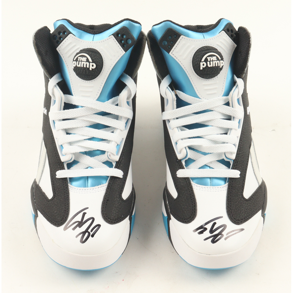Shaquille O'Neal Signed Pair of Reebok "The Pump" Shaq Attaq Shoes ...