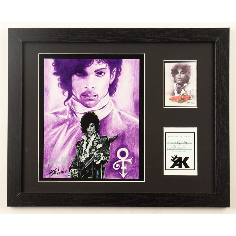 "Prince" LE Fever Custom Framed Lithograph Display Signed by Anthony ...