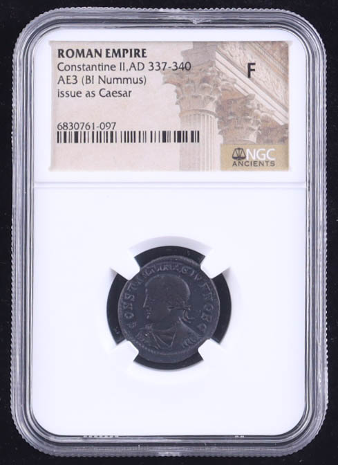 Roman Empire - Constantine II, AD 337-340, Issue as Caesar - AE3 (BI ...