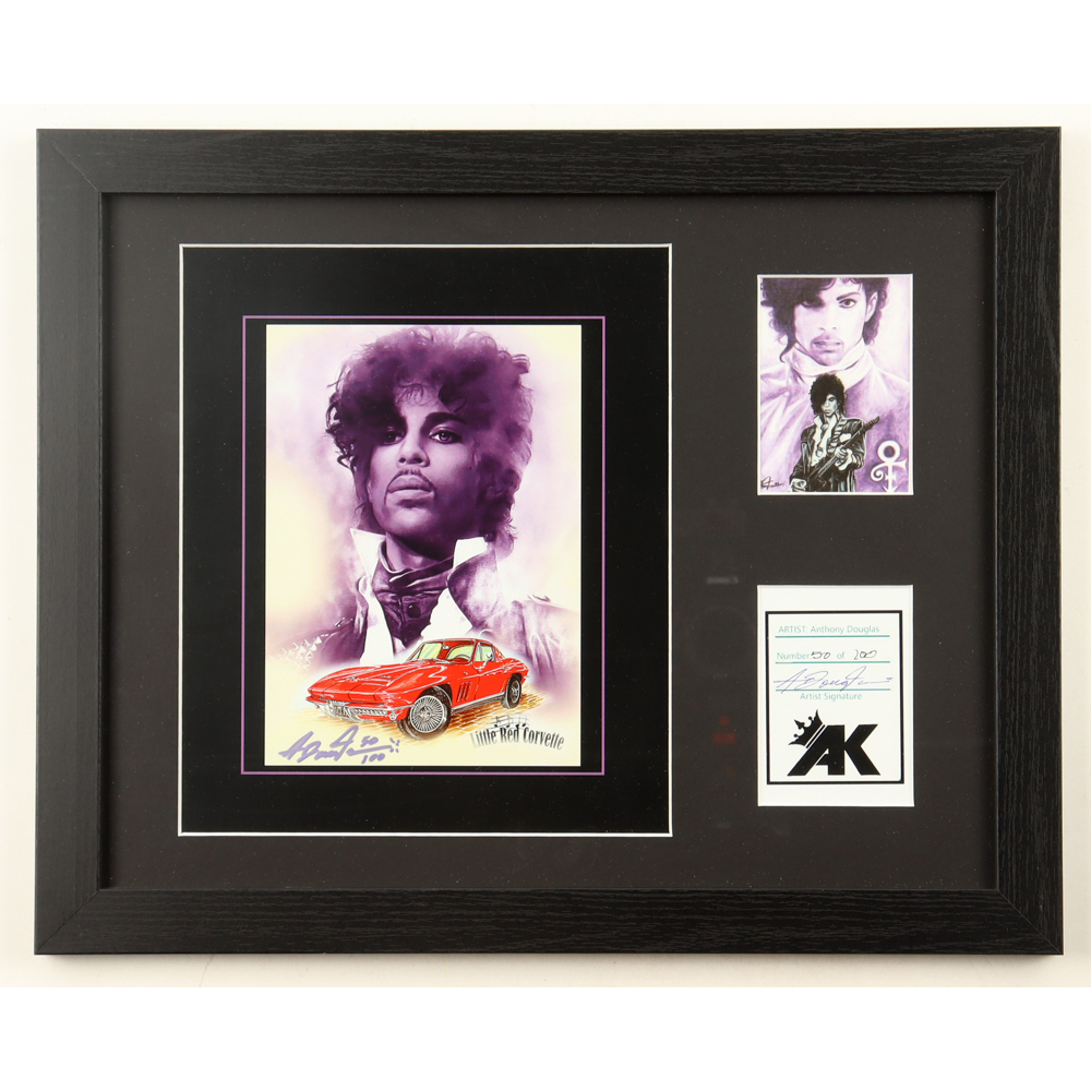 "Prince" LE Fever Custom Framed Lithograph Display Signed by Anthony ...