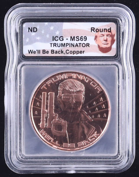 Donald Trump "Trumpinator" 47th President - 1 AVDP Ounce .999 Fine ...