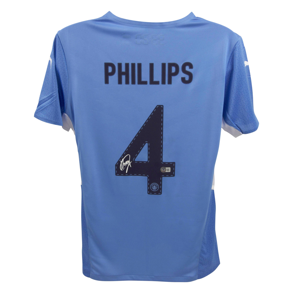 Kalvin Phillips SIgned Manchester City Puma Authentic Jersey (Beckett ...