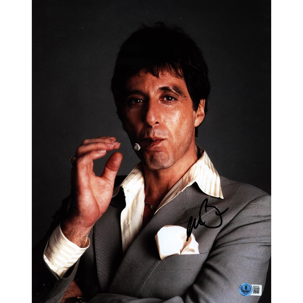 Al Pacino Signed "Scarface" 11x14 Photo (Beckett) | Pristine Auction
