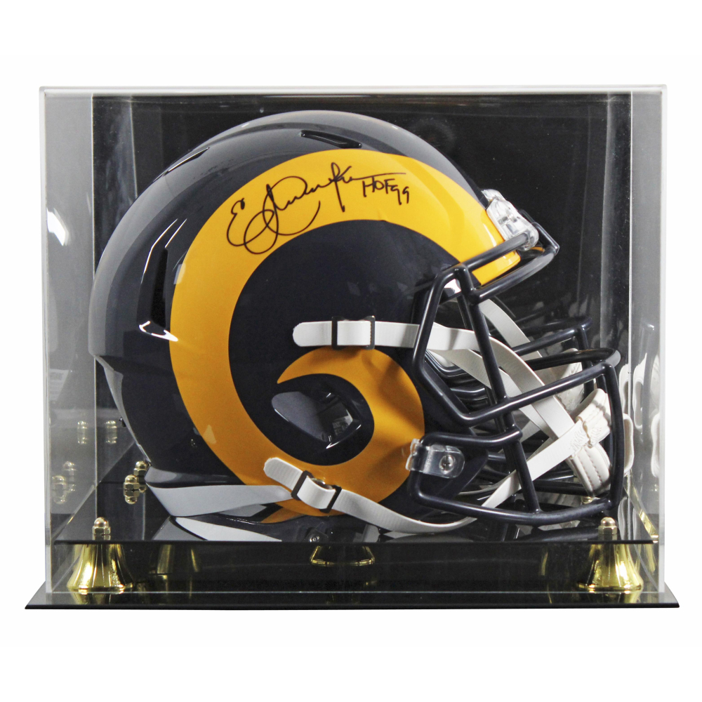 Eric Dickerson Signed Rams Full-Size Throwback Alternate Speed Helmet ...