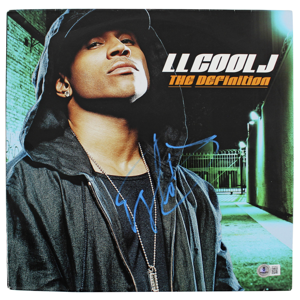 L.L. Cool J Signed "The Definition" Vinyl Record Album Cover (Beckett ...